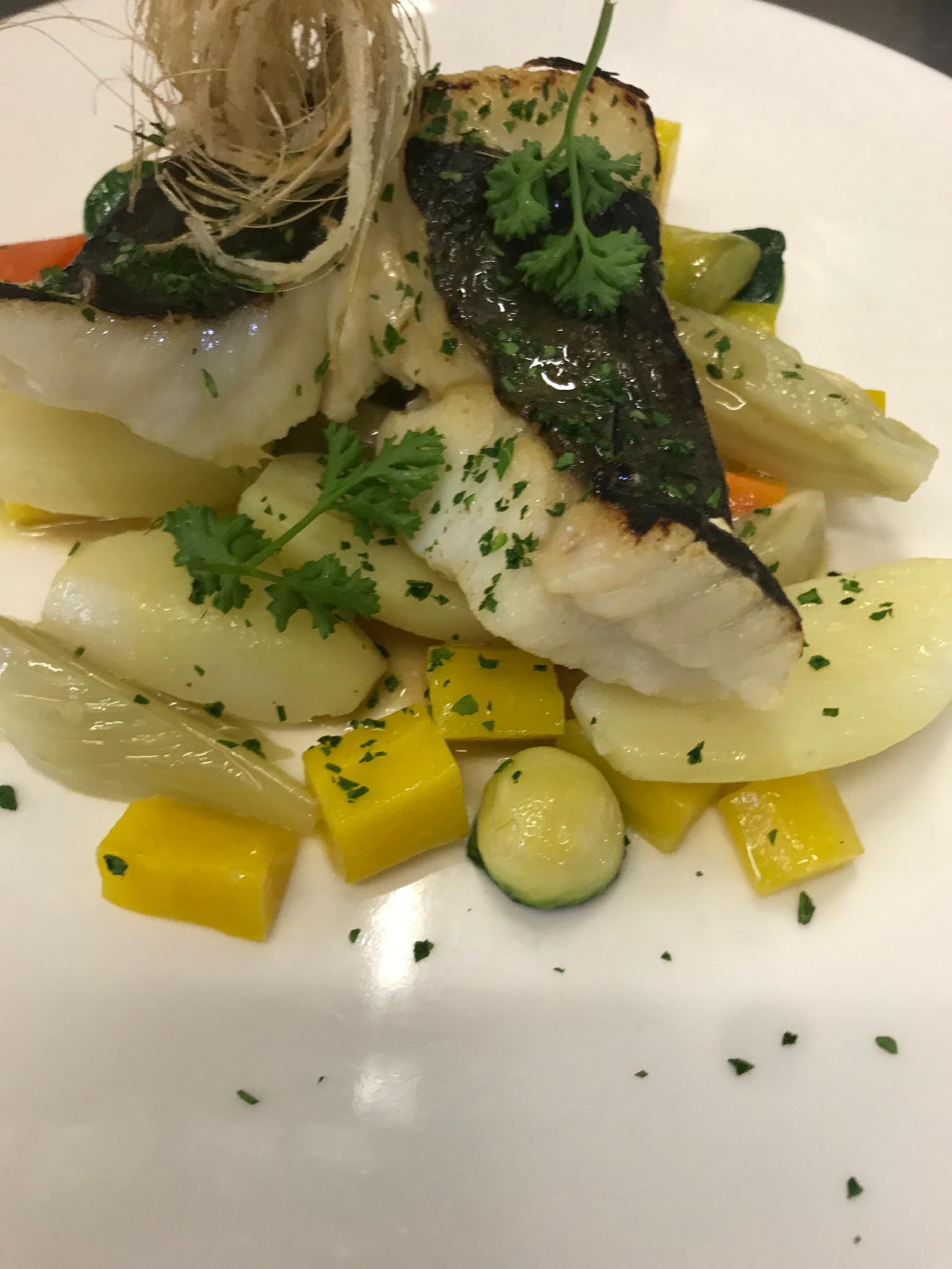 Filet de turbot à la Petite Arvine - Le Farinet